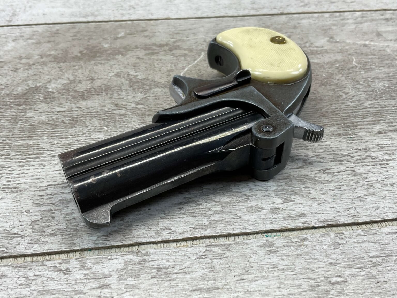 DERRINGER EXCAM MODEL TA 38 DOUBLE BARREL .38 SPECIAL - Checkpoint ...