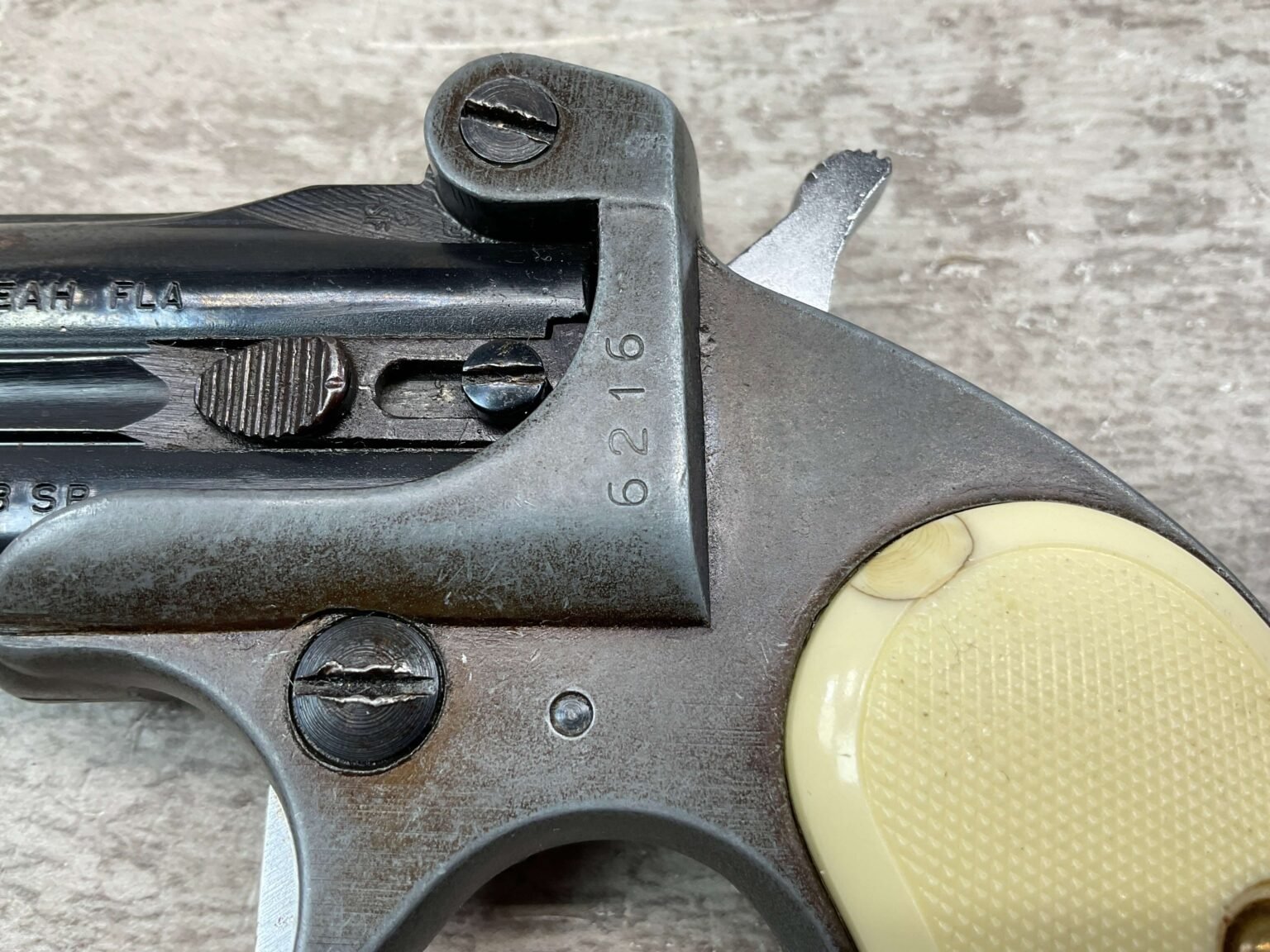 DERRINGER EXCAM MODEL TA 38 DOUBLE BARREL .38 SPECIAL - Checkpoint ...