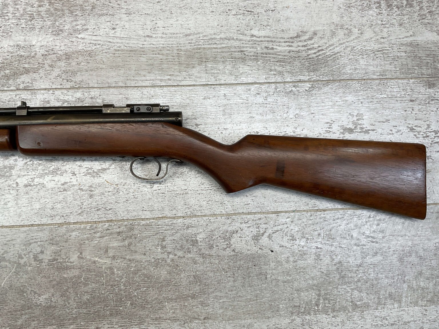 "BENJAMIN FRANKLIN" MODEL 312 .22 CAL PUMP ACTION AIR RIFLE W/ ORIGINAL ...