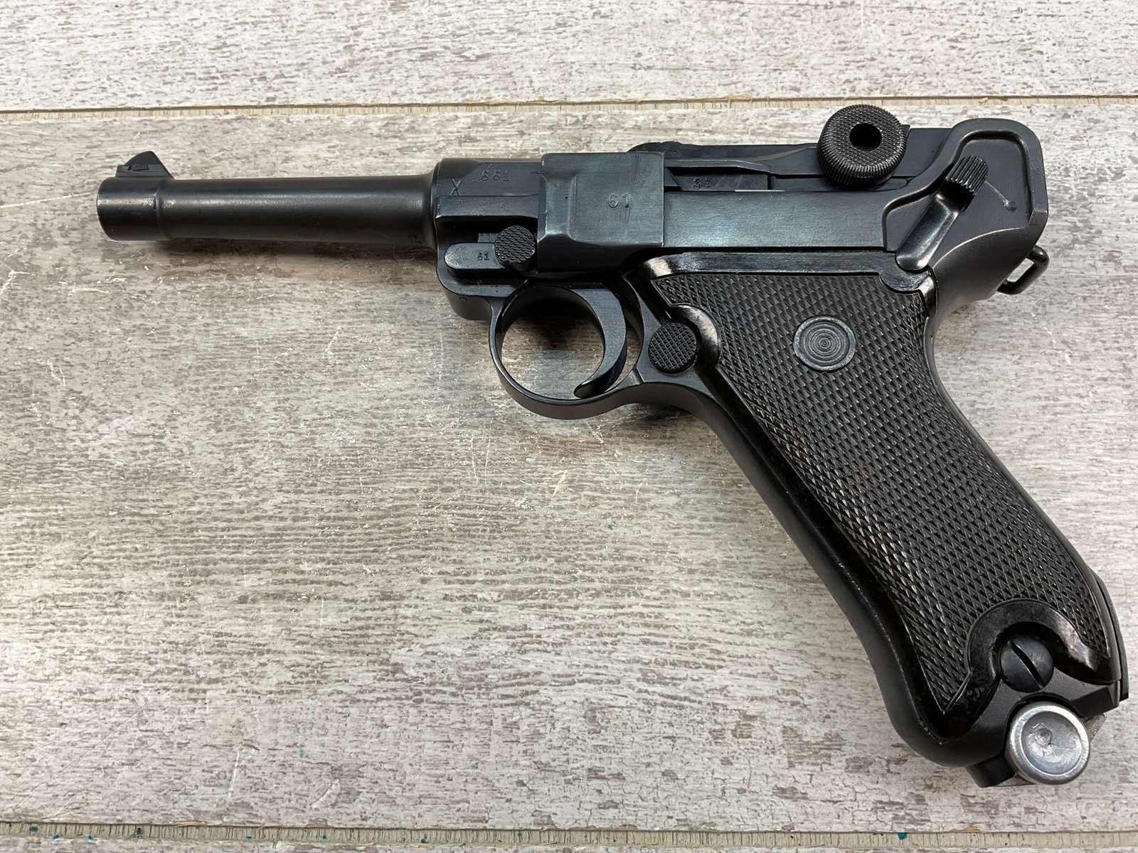 DWM LUGER P08 POLICE REWORK 9MM SEMI AUTO PISTOL - Checkpoint Charlie's