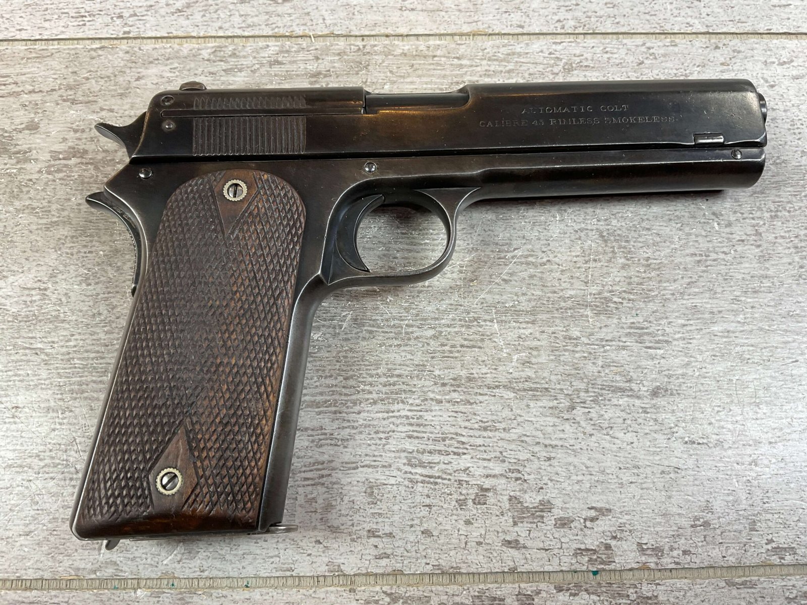 COLT 1907 45ACP "TEST TRIALS" SEMI AUTO PISTOL, U.S. ARMY CONTRACT ...