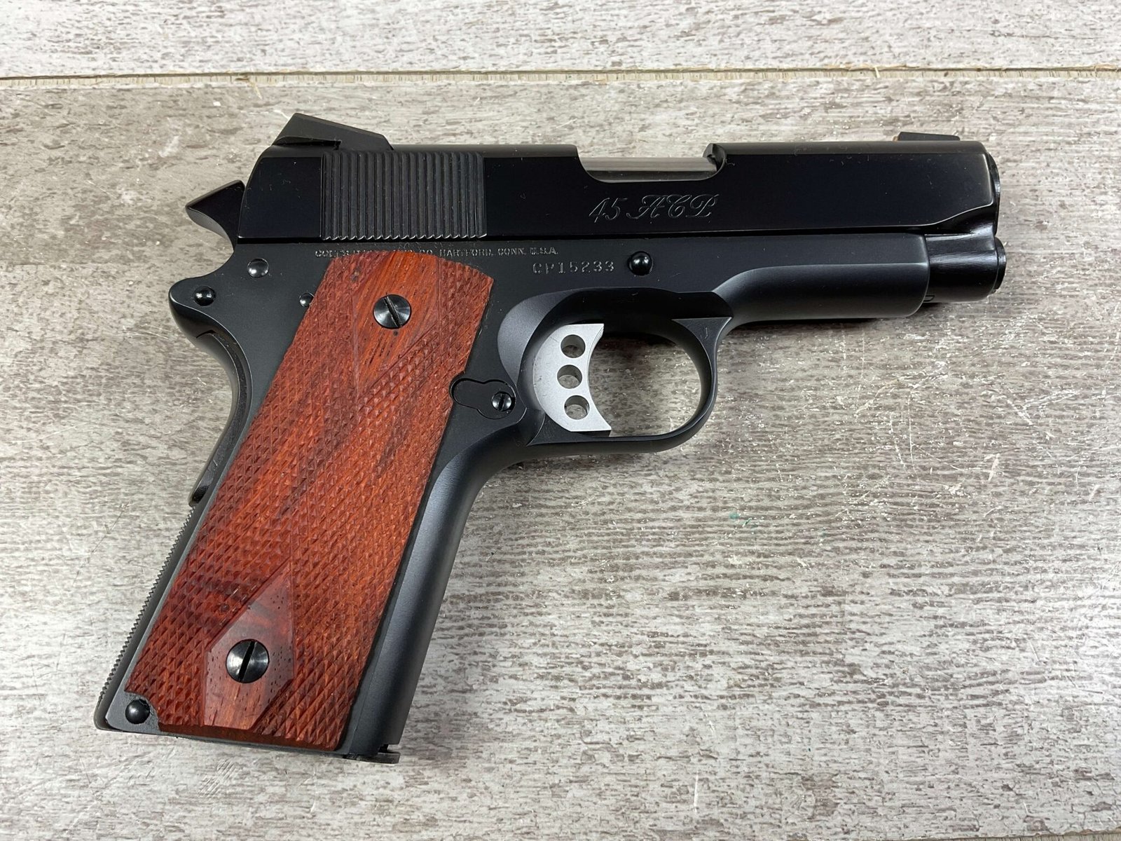 COLT / KASE REEDER CUSTOM OFFICERS ACP CONDITION ONE 45 ACE 45ACP SEMI ...