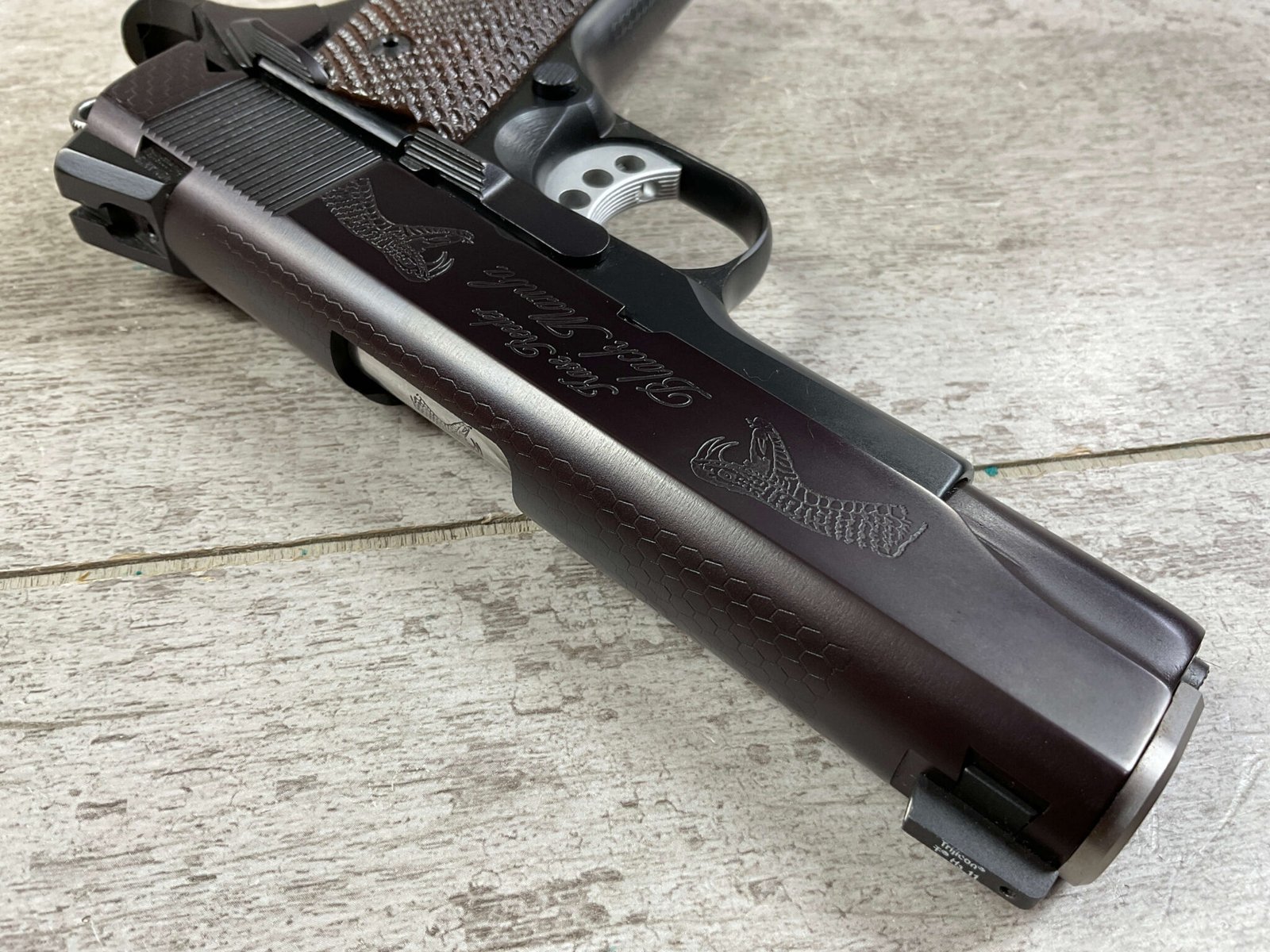 COLT / KASE REEDER CUSTOM COMBAT COMMANDER "BLACK MAMBA" 45ACP SEMI ...