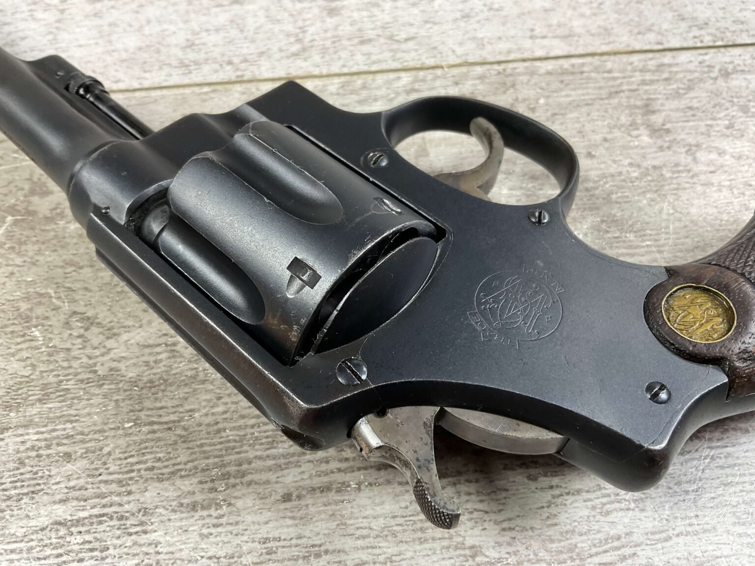 SMITH & WESSON S&W 2ND MODEL HAND EJECTOR BRITISH LEND LEASE .45LC ...