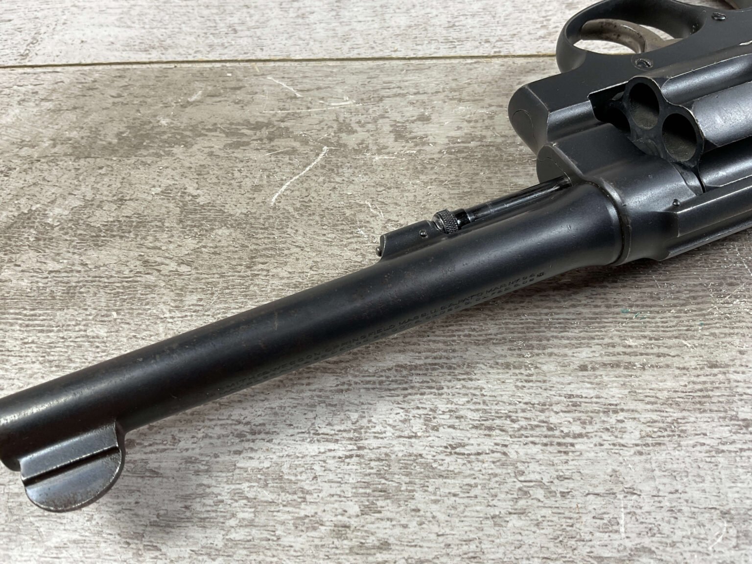 SMITH & WESSON S&W 2ND MODEL HAND EJECTOR BRITISH LEND LEASE .45LC ...