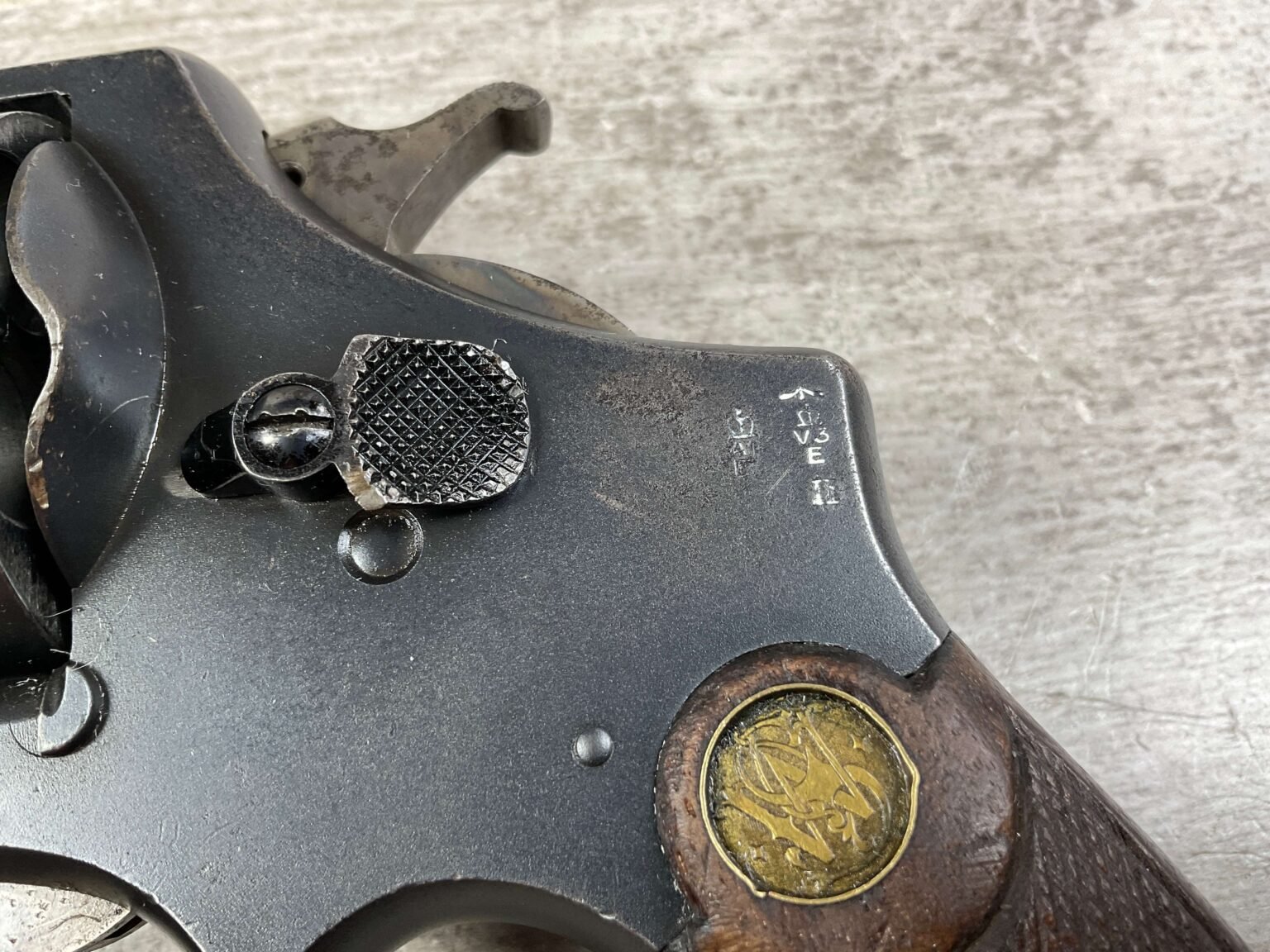SMITH & WESSON S&W 2ND MODEL HAND EJECTOR BRITISH LEND LEASE .45LC ...