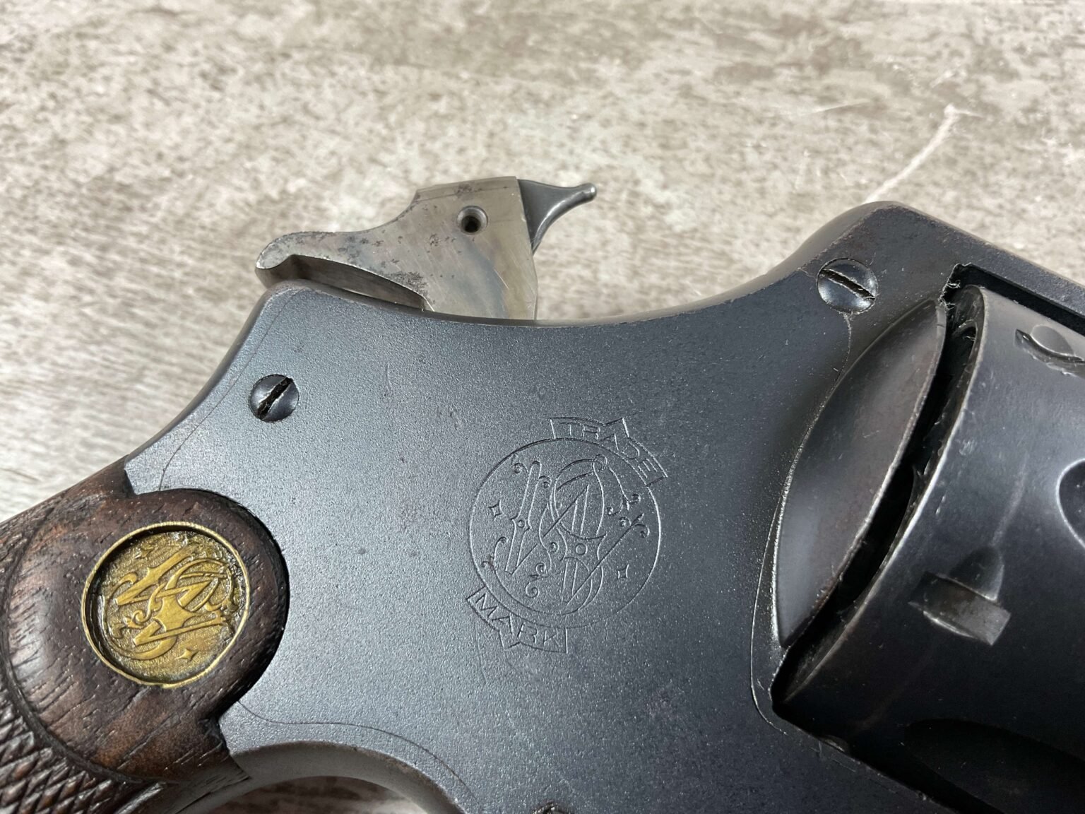 SMITH & WESSON S&W 2ND MODEL HAND EJECTOR BRITISH LEND LEASE .45LC ...