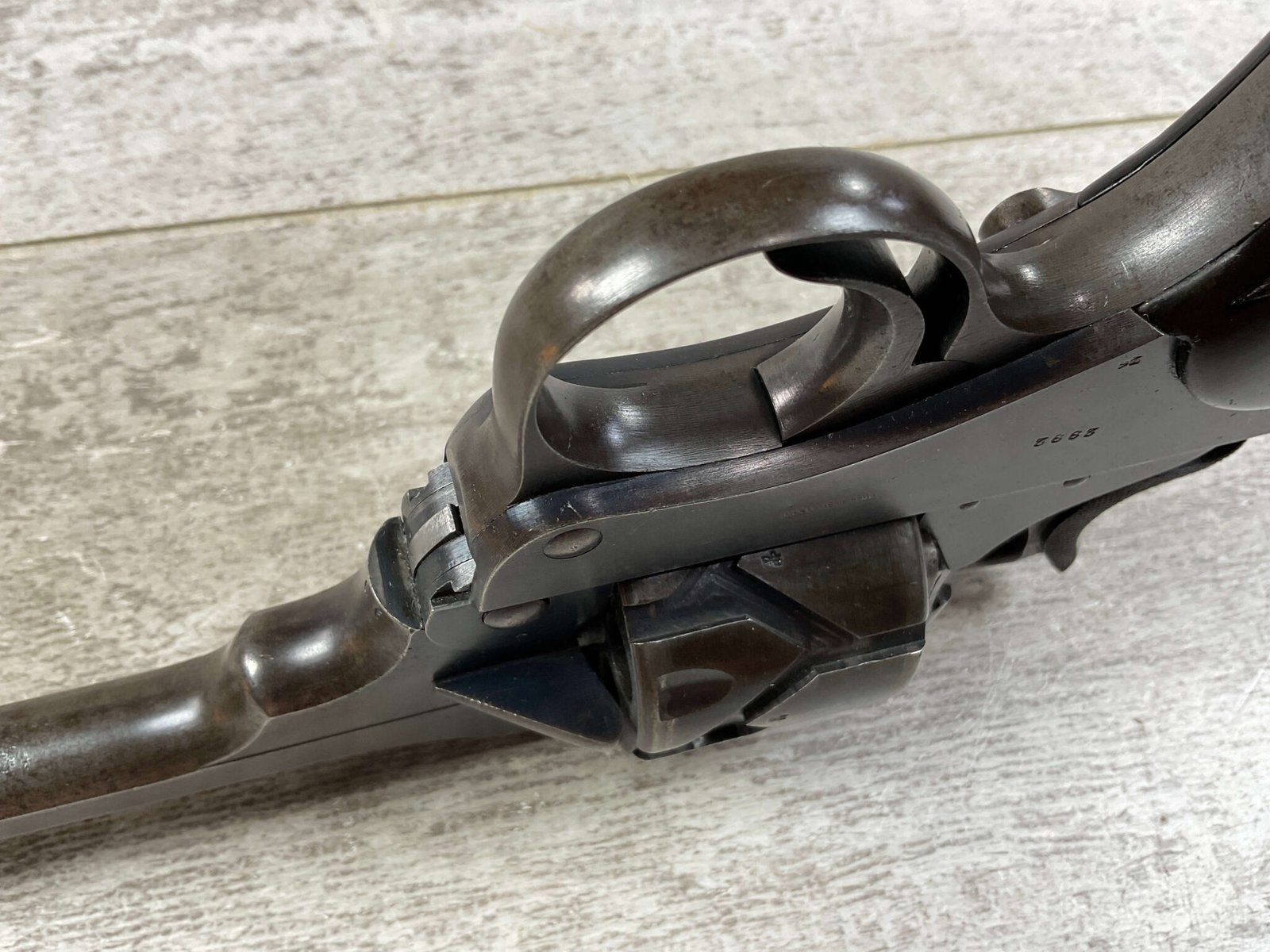 WEBLEY-FOSBERY .455 CORDITE "AUTOMATIC" REVOLVER. JAMES EARL JONES ...