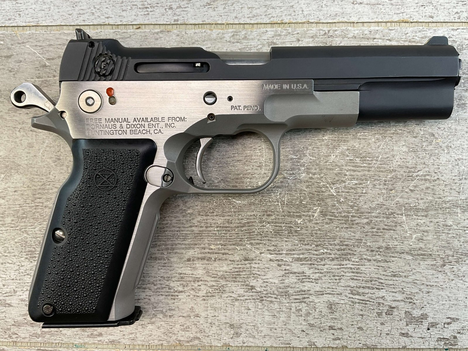 DORNAUS & DIXON MARKSMAN SPECIAL MATCH .45 ACP SEMI AUTO PISTOL, JAMES ...