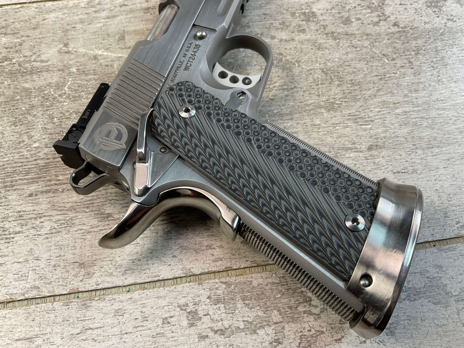 WILSON COMBAT SHRIKE PREDATOR TACTICAL .45 ACP SEMI AUTO PISTOL, JAMES ...
