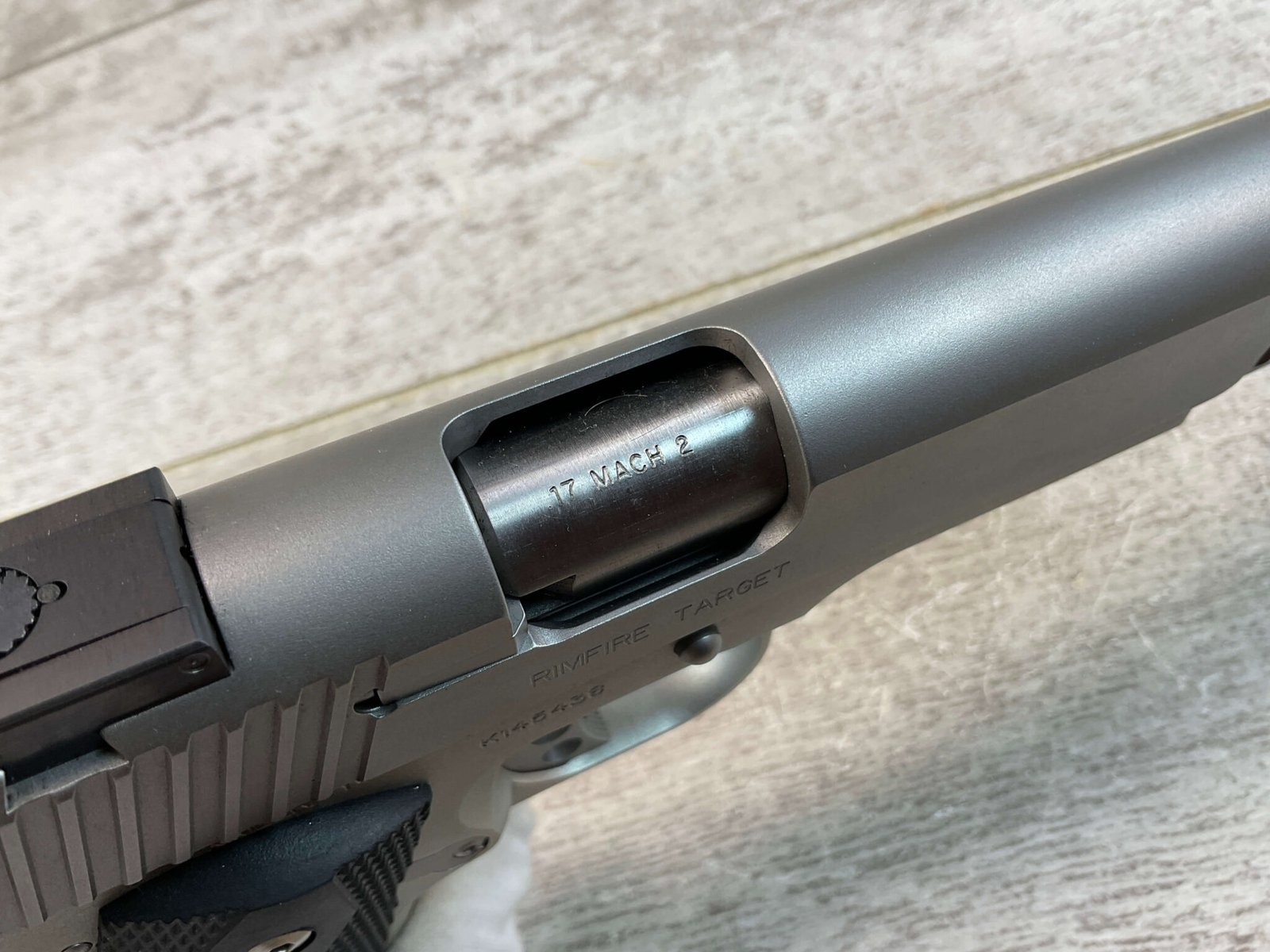 KIMBER RIMFIRE TARGET 1911 .17 MACH 2 SEMI AUTO PISTOL, JAMES EARL ...
