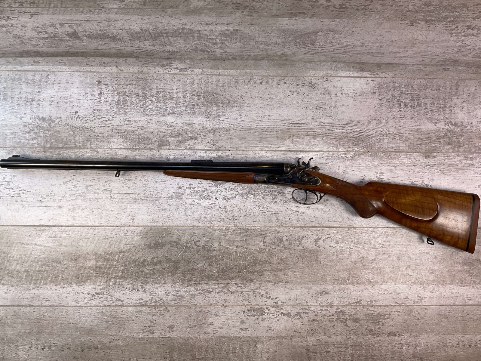 DIXIE GUN WORKS 45-70 SXS DOUBLE BARREL RIFLE, JAMES EARL JONES ...