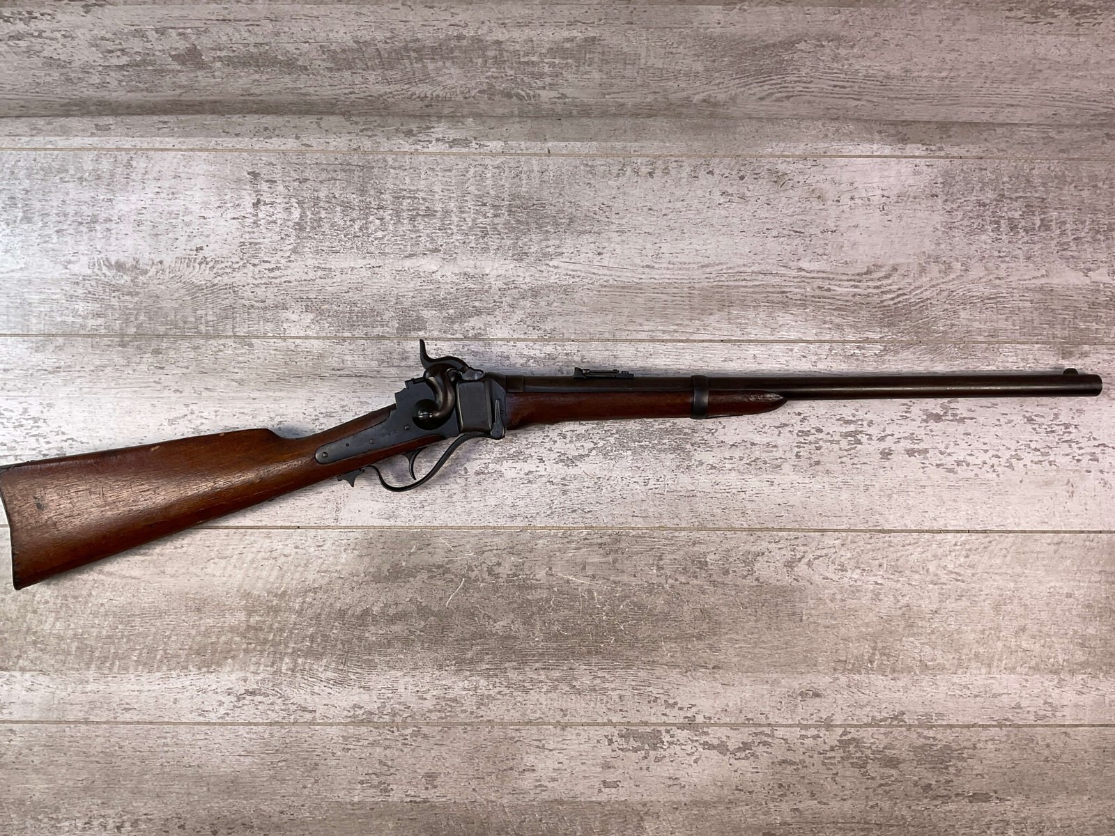 C SHARPS MODEL 1859 SRC .50-70 FALLING BLOCK CARBINE RIFLE, JAMES EARL ...