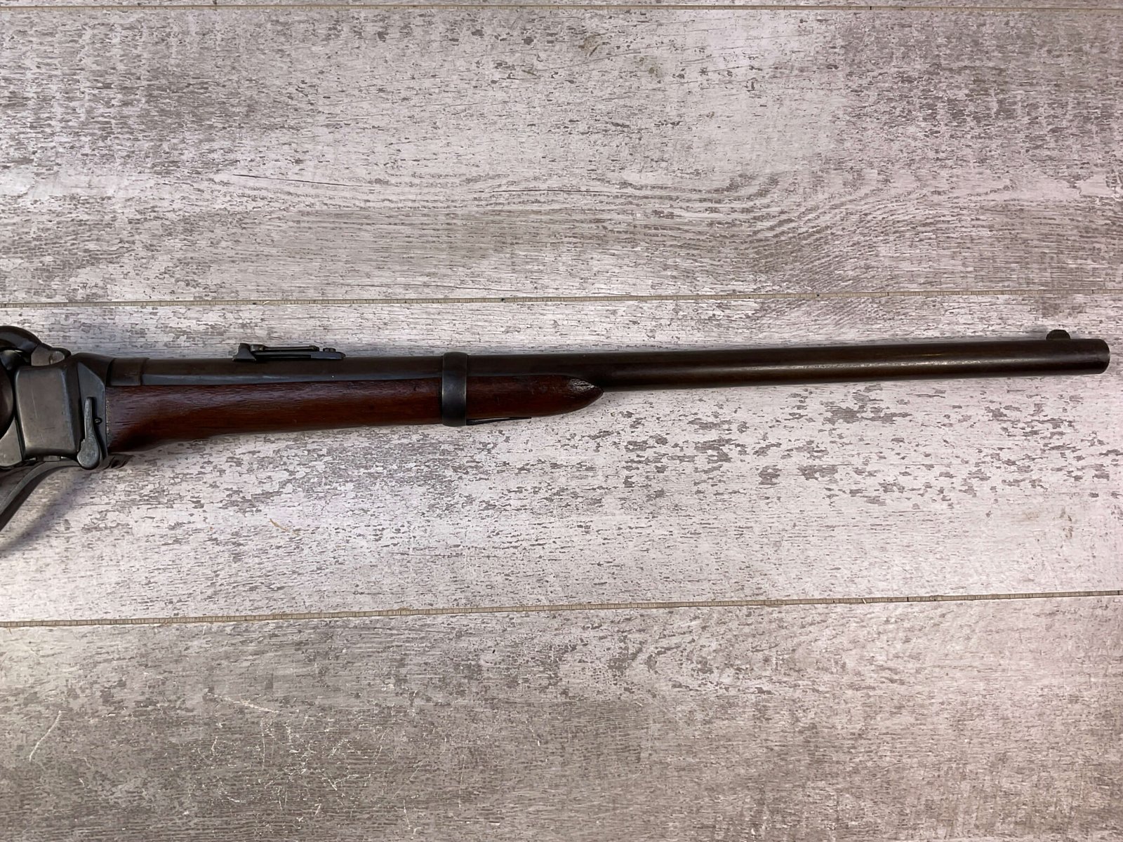 C SHARPS MODEL 1859 SRC .50-70 FALLING BLOCK CARBINE RIFLE, JAMES EARL ...