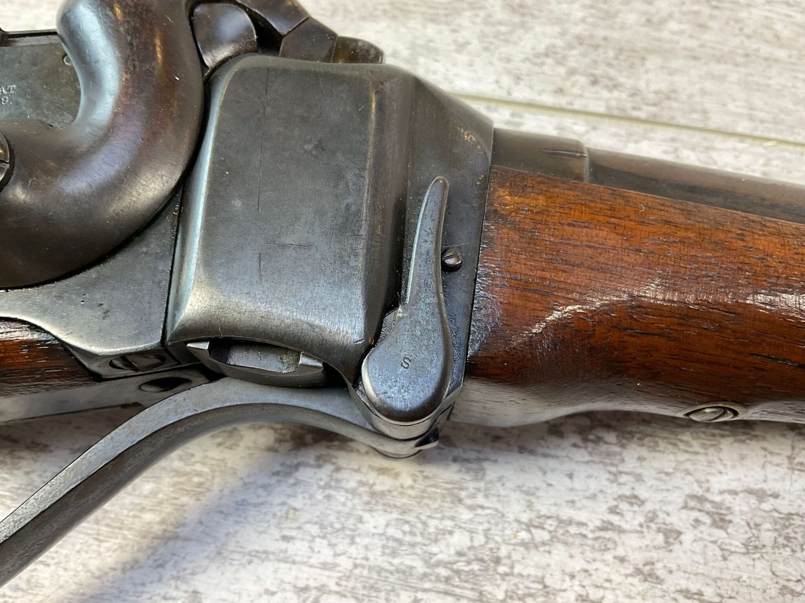 C SHARPS MODEL 1859 SRC .50-70 FALLING BLOCK CARBINE RIFLE, JAMES EARL ...