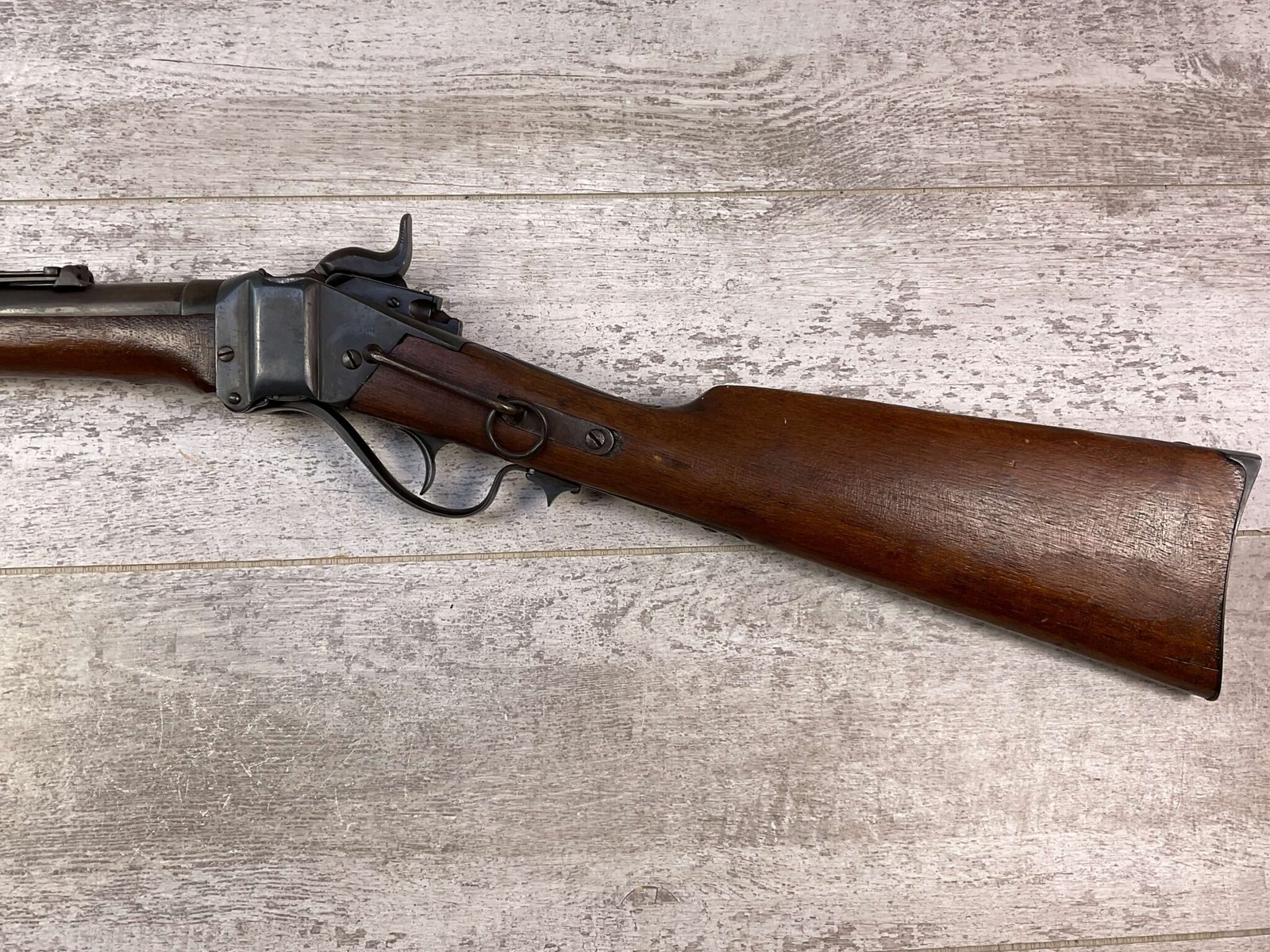 C SHARPS MODEL 1859 SRC .50-70 FALLING BLOCK CARBINE RIFLE, JAMES EARL ...