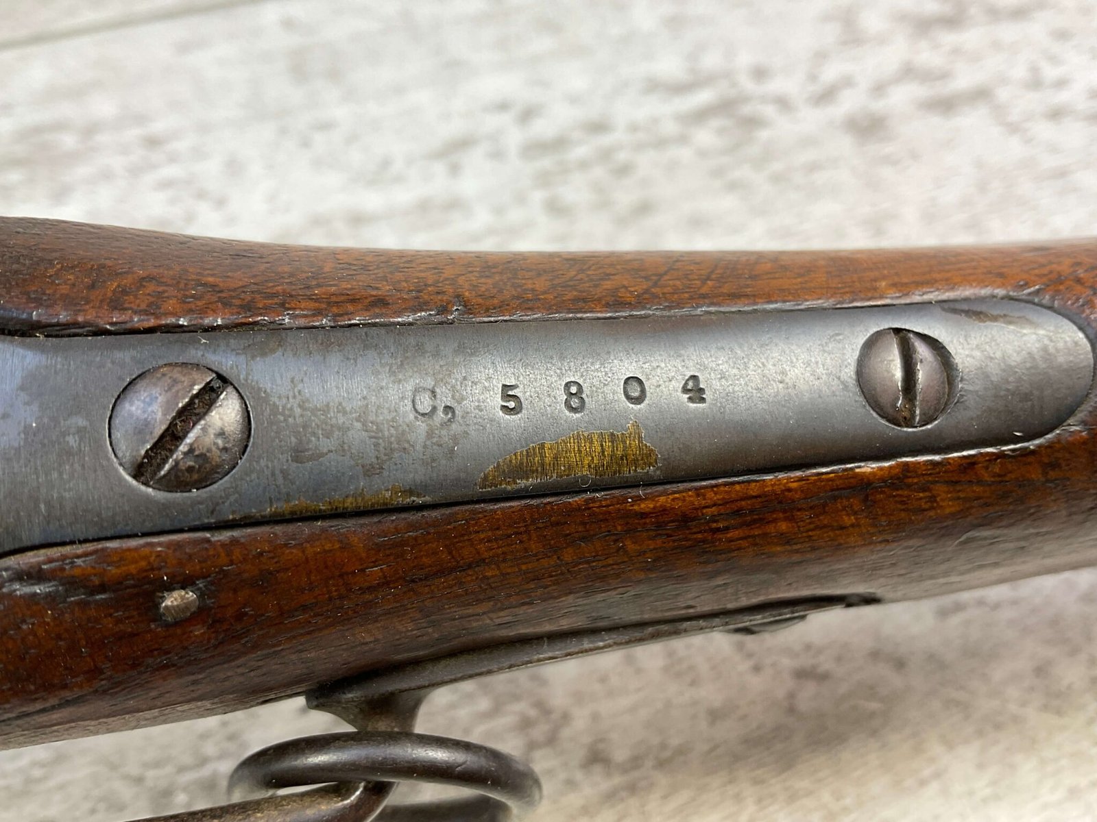 C SHARPS MODEL 1859 SRC .50-70 FALLING BLOCK CARBINE RIFLE, JAMES EARL ...