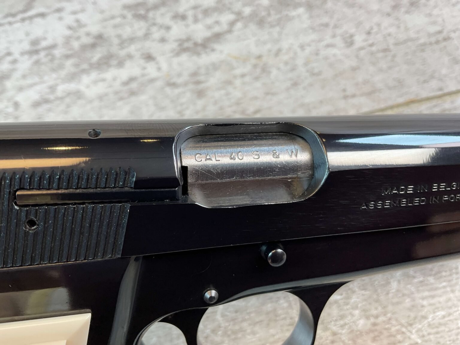 BROWNING HI POWER .40 S&W PISTOL, JAMES EARL JONES COLLECTION ...