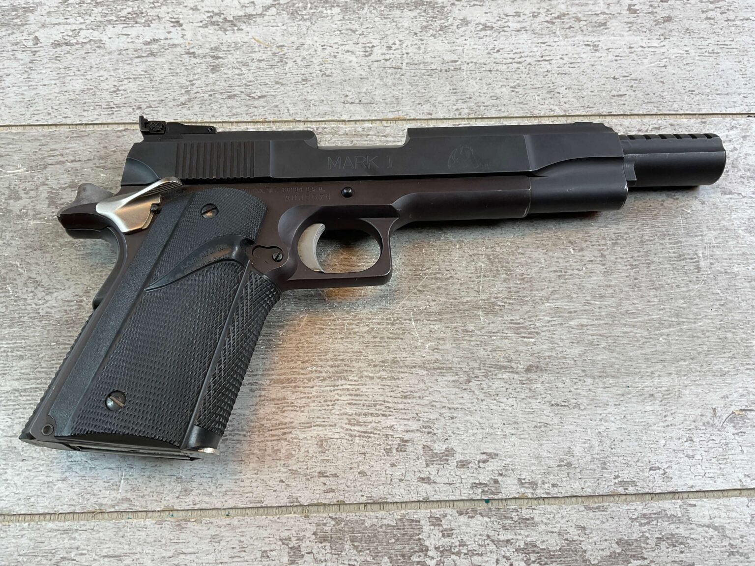 L.A.R. MANUFACTURING GRIZZLY MARK I .45 WIN MAG SEMI AUTO PISTOL, JAMES ...