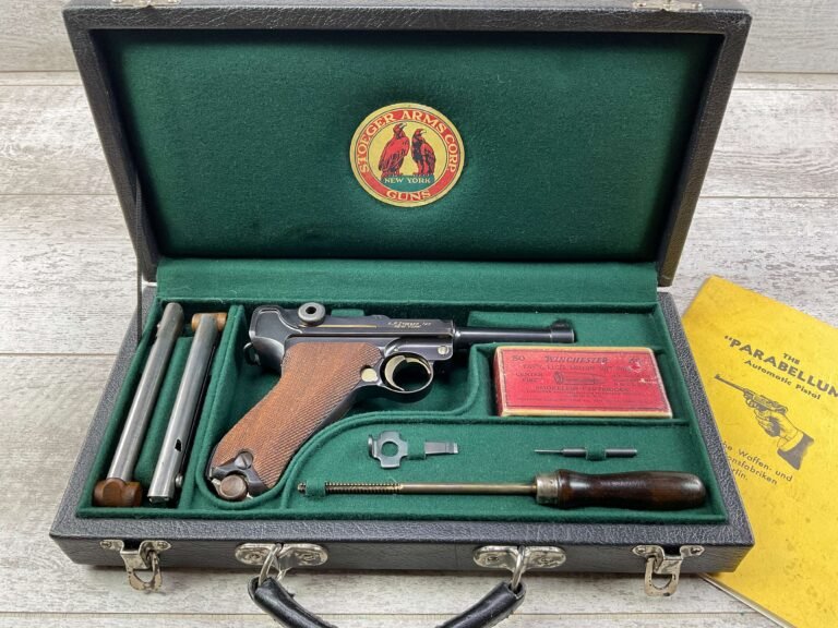 DWM STOEGER AMERICAN EAGLE P08 7.65MM SEMI AUTO PISTOL IN CASE, JAMES ...