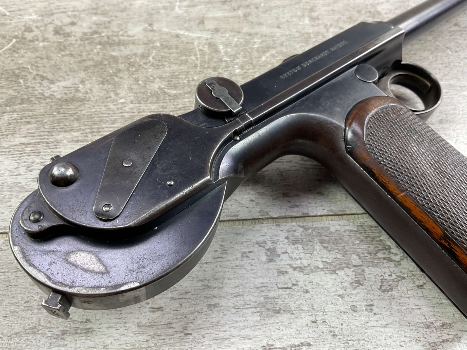 LOEWE C93 BORCHARDT SEMI AUTO PISTOL W/ SHOULDER STOCK / HOLSTER ...