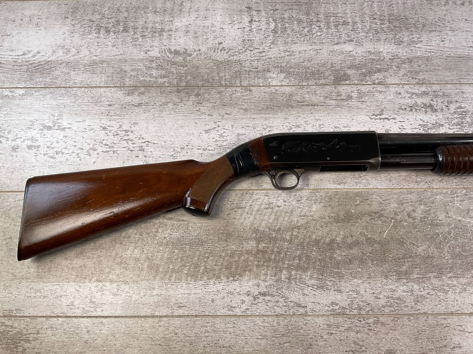 ITHACA MODEL 37 12GA PUMP ACTION SHOTGUN - Checkpoint Charlie's